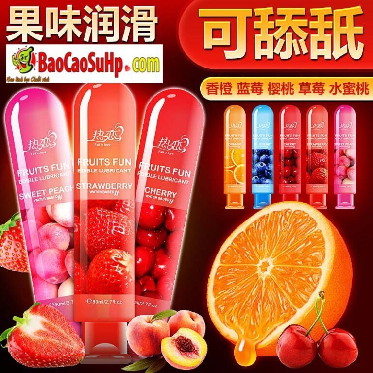 Gel bôi trơn gốc nước Mizzzee Fruits Hương dâu 80ml